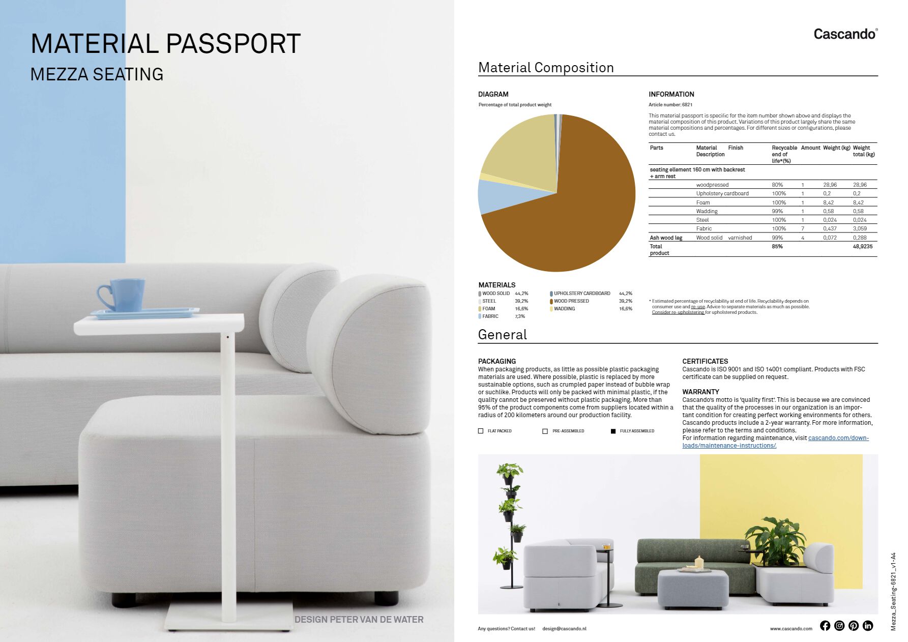 MEZZA Sofa By Cascando