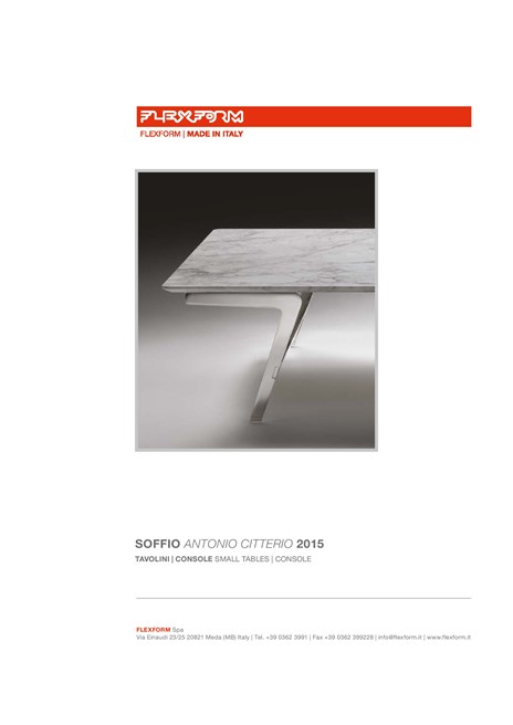 SOFFIO | Couchtisch aus Holz By Flexform Design Antonio Citterio
