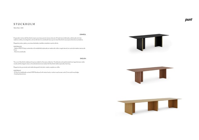 STOCKHOLM CERAMIC | Rectangular table table By Punt design Mario Ruiz