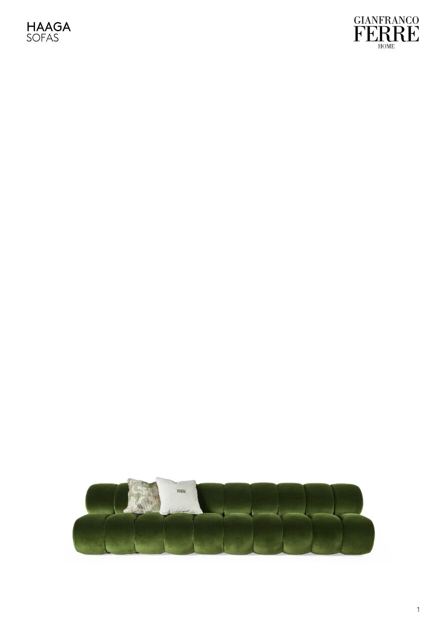 HAAGA Sofa By Gianfranco Ferré Home
