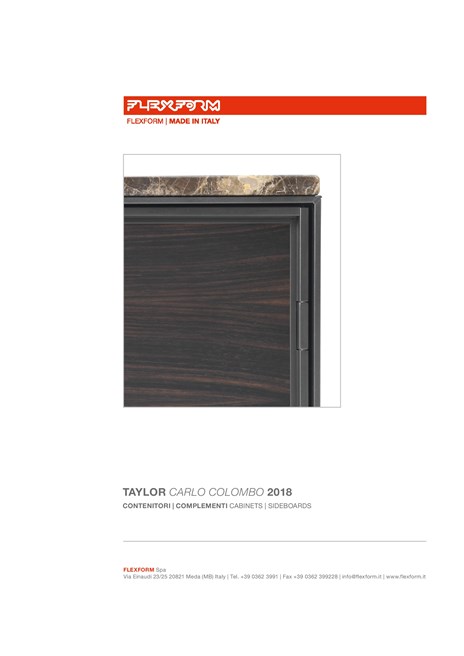 TAYLOR | Madia By Flexform design Carlo Colombo