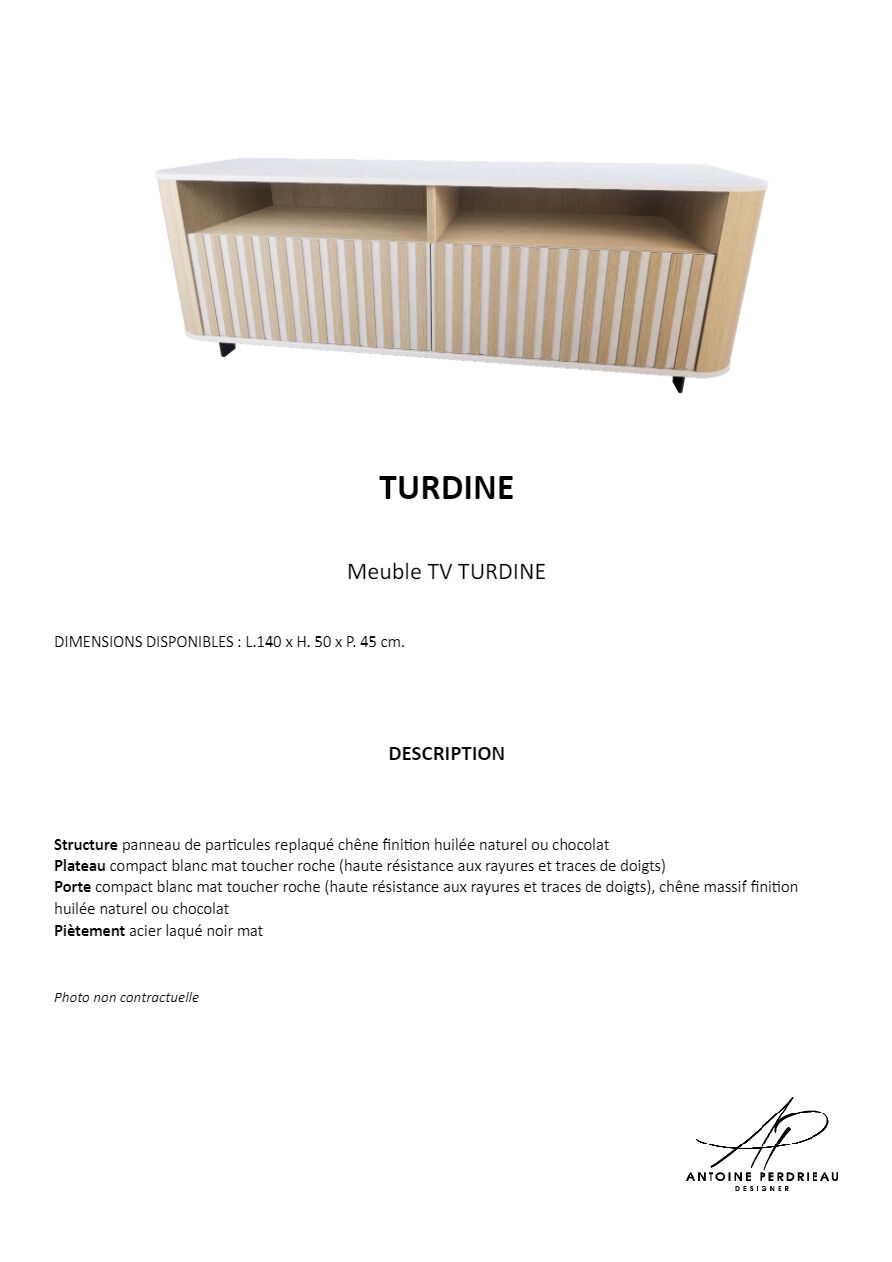 TURDINE Meuble tv By Antoine Perdrieau