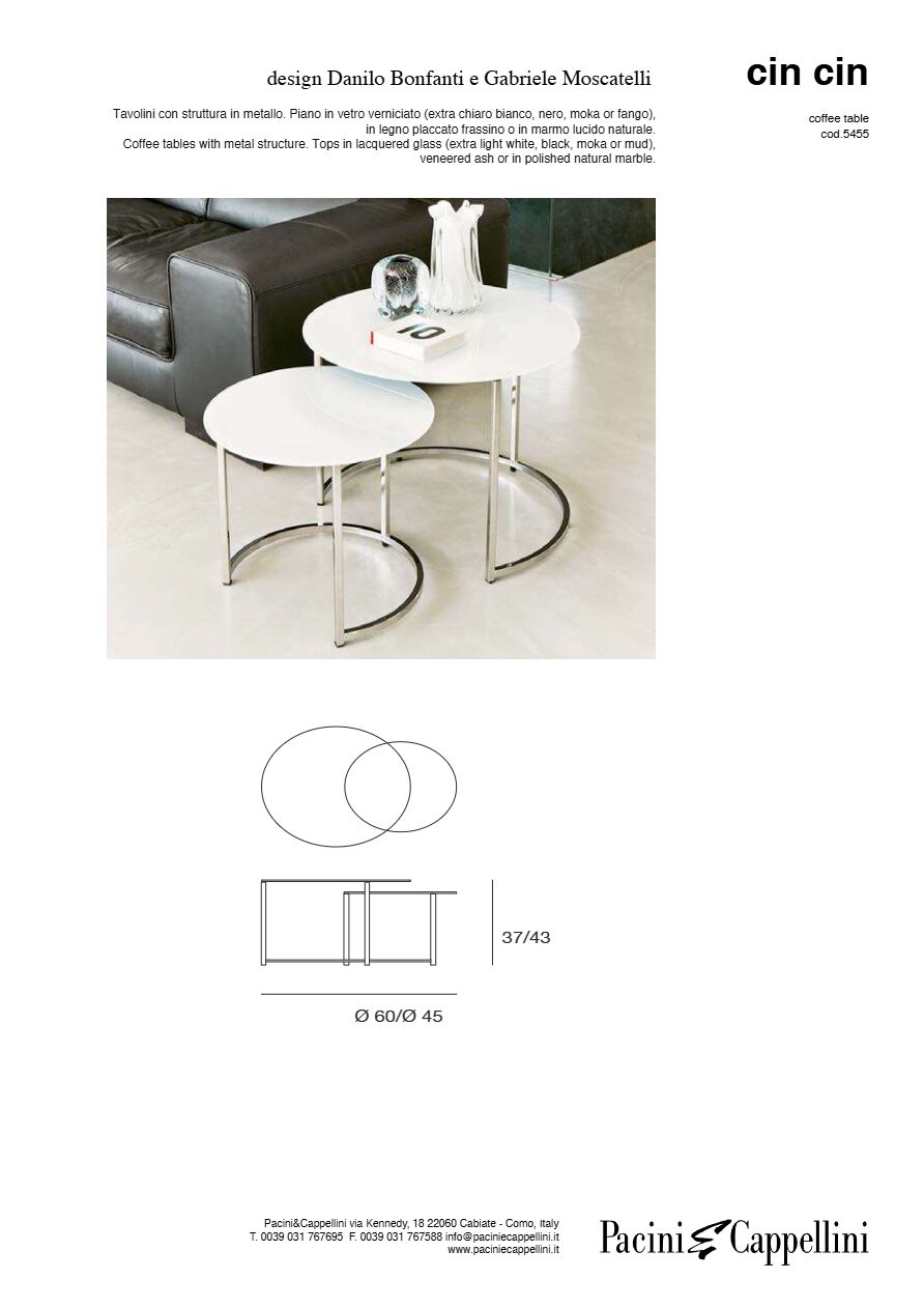 CIN CIN Coffee table By Pacini & Cappellini | design Gabriele ...