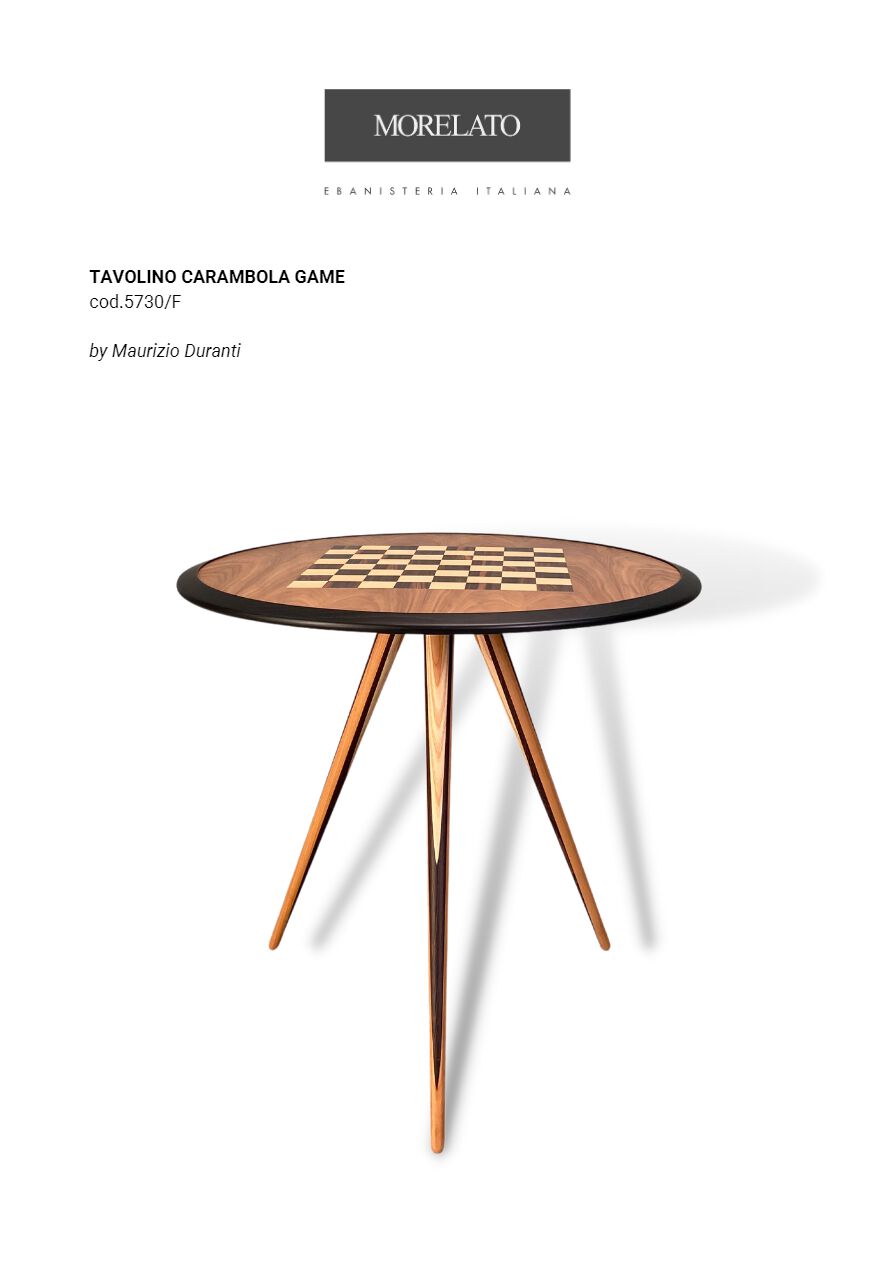 CARAMBOLA GAME Game table By Morelato