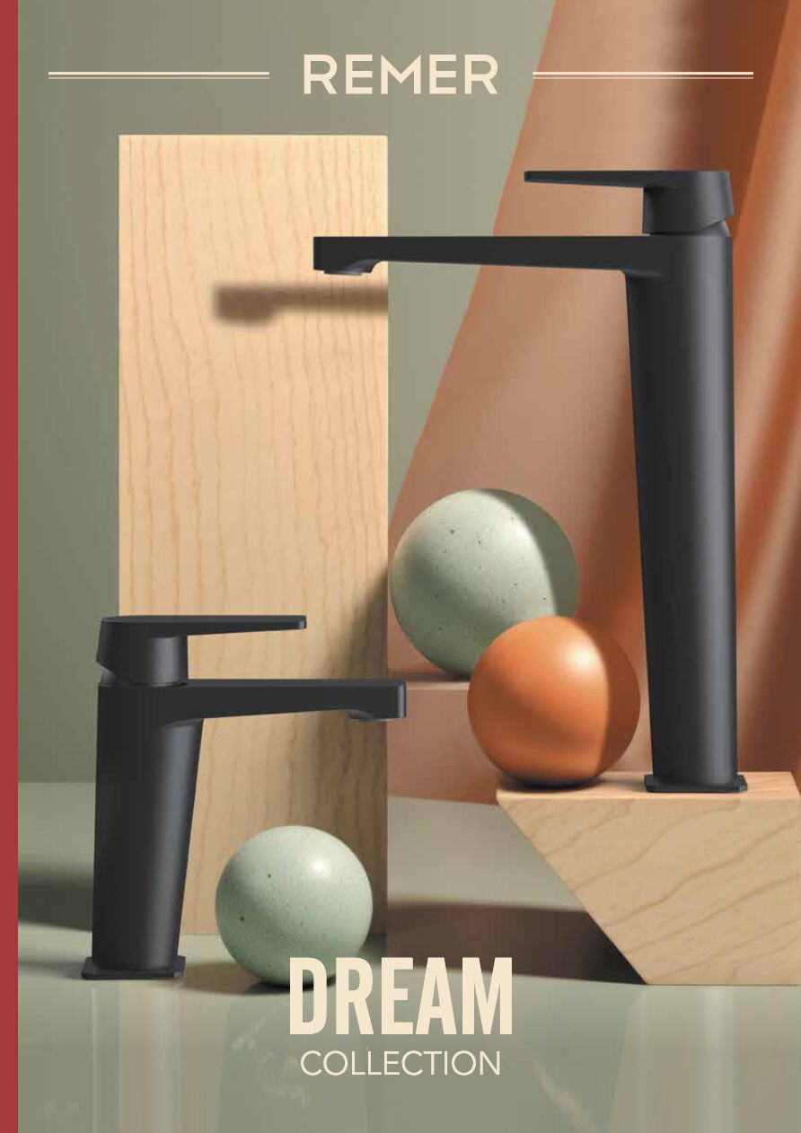 DREAM Single-lever sink mixer with high movable spout By Remer Rubinetterie