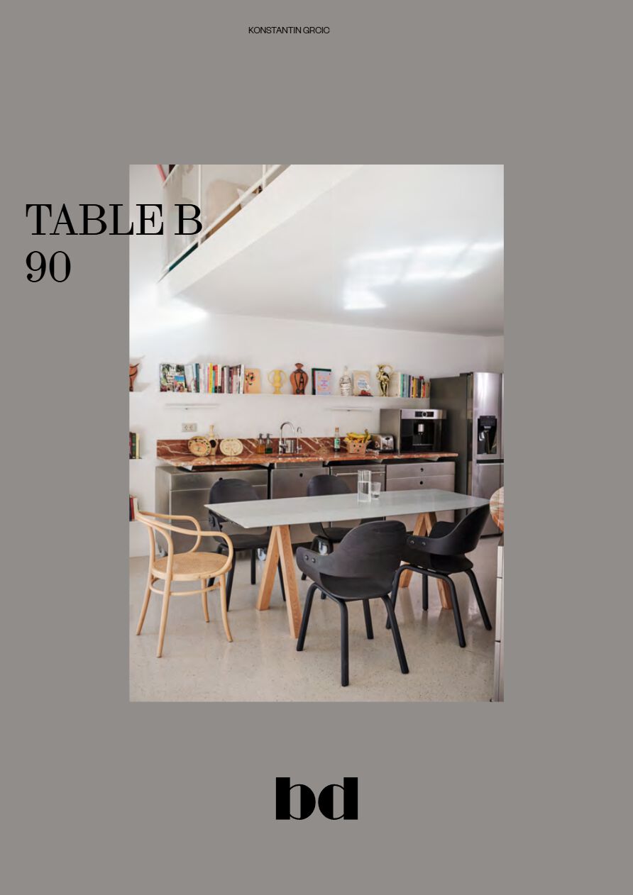TABLE B 90 - INOX Tavolo By BD Barcelona | design Konstantin Grcic