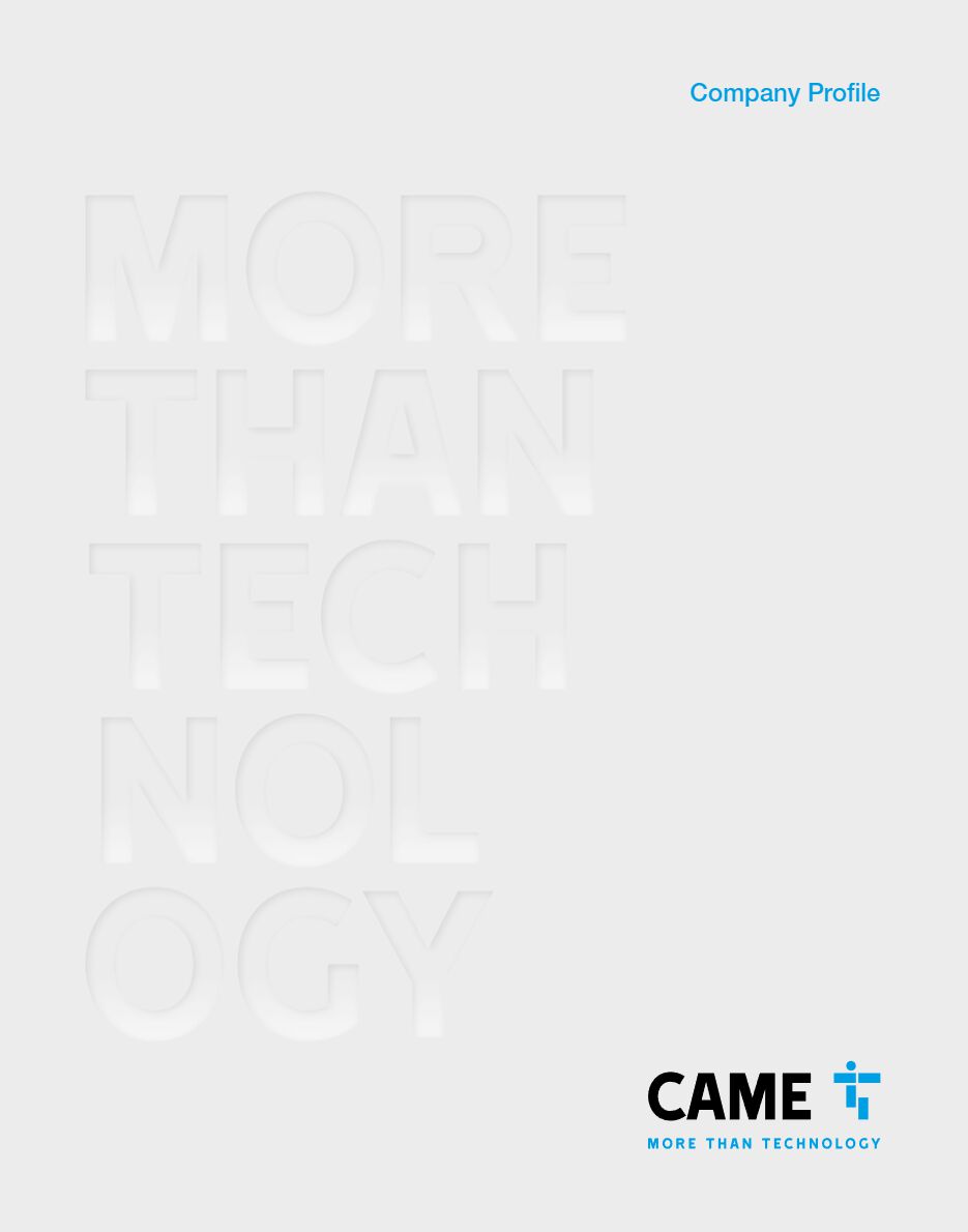CAME: Building automation systems | Archiproducts