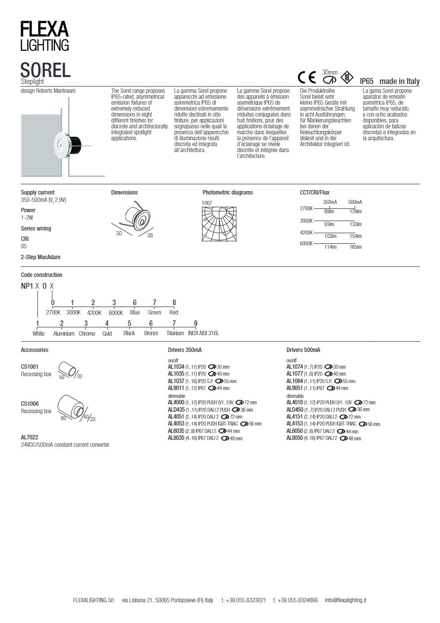SOREL Lampe de balisage LED By Flexalighting