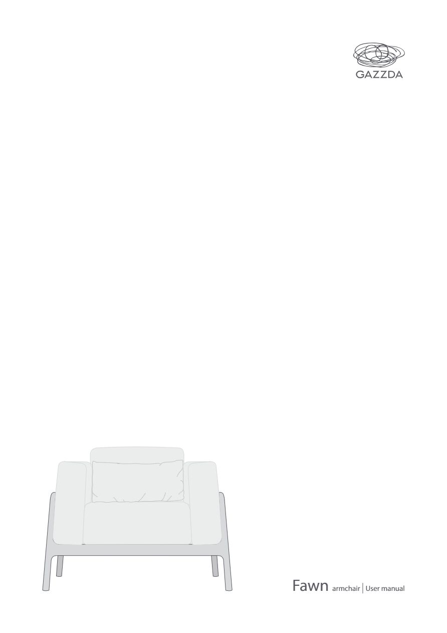 FAWN Fabric armchair with armrests By GAZZDA | design Salih Teskeredzic