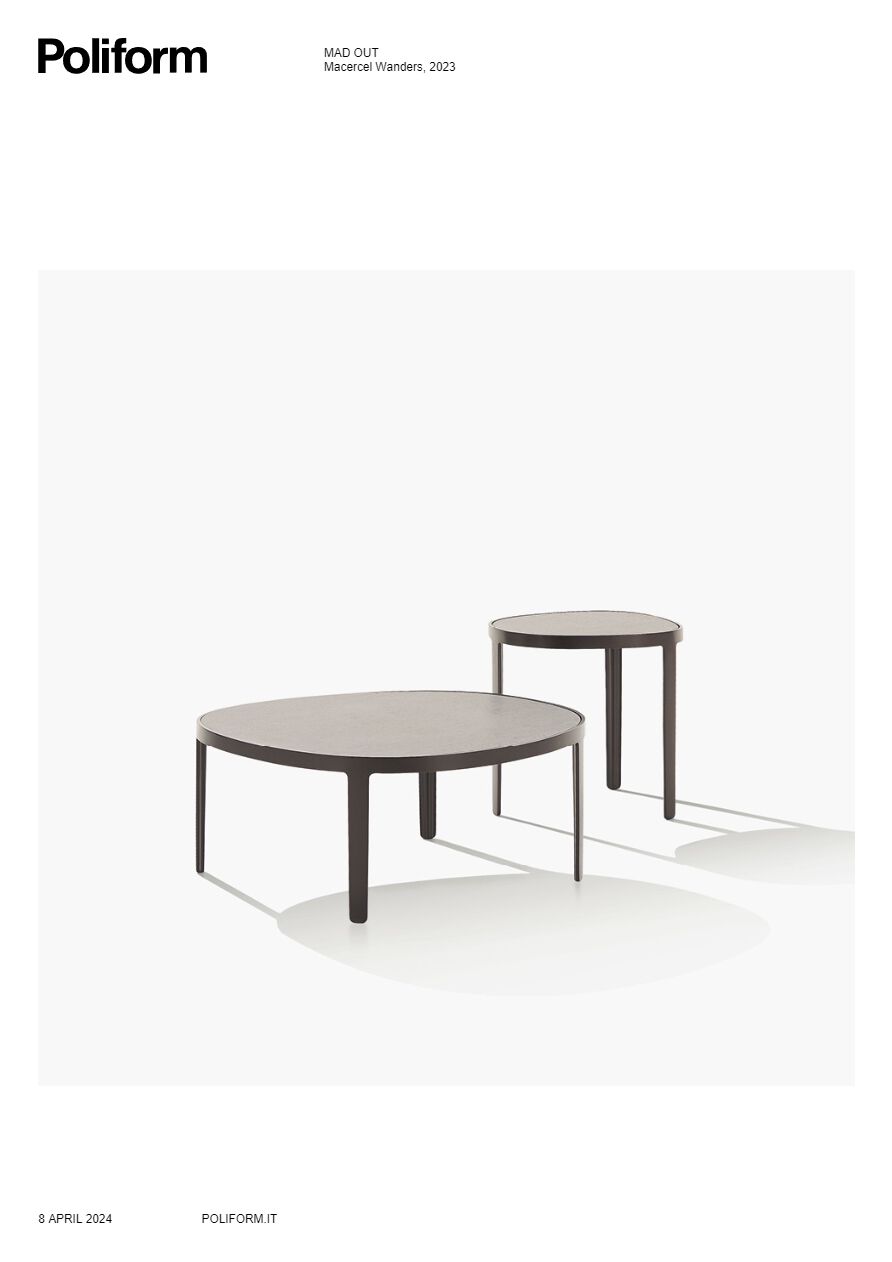 MAD OUT Coffee table By Poliform